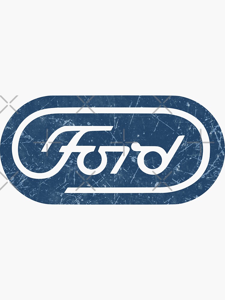 "Ford Vintage Automotive" Sticker for Sale by turboscope | Redbubble