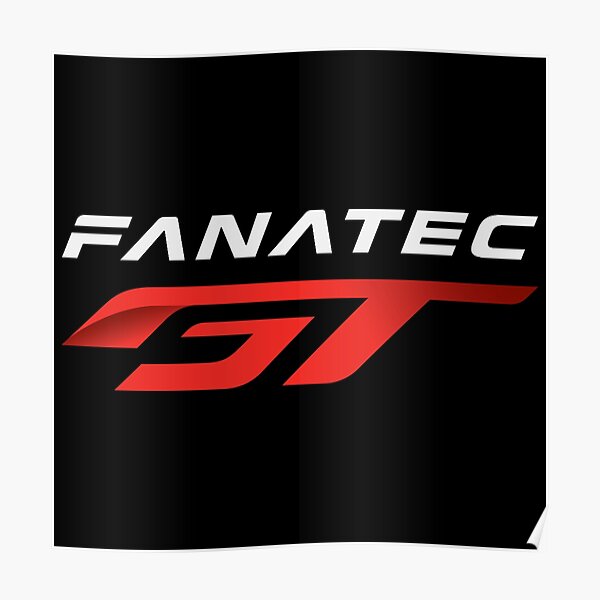 "Cool Iconic Fanatec GT Design" Poster for Sale by krobbinin | Redbubble