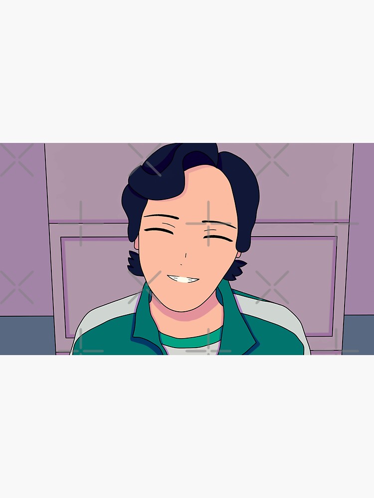 "Seong Gi-Hun " Sticker for Sale by Merel van de Graaf | Redbubble