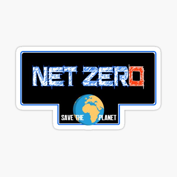 "Net Zero" Sticker for Sale by lazerwhirl | Redbubble