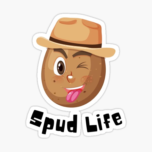 "Cute Spud Potato" Sticker for Sale by Finolca | Redbubble