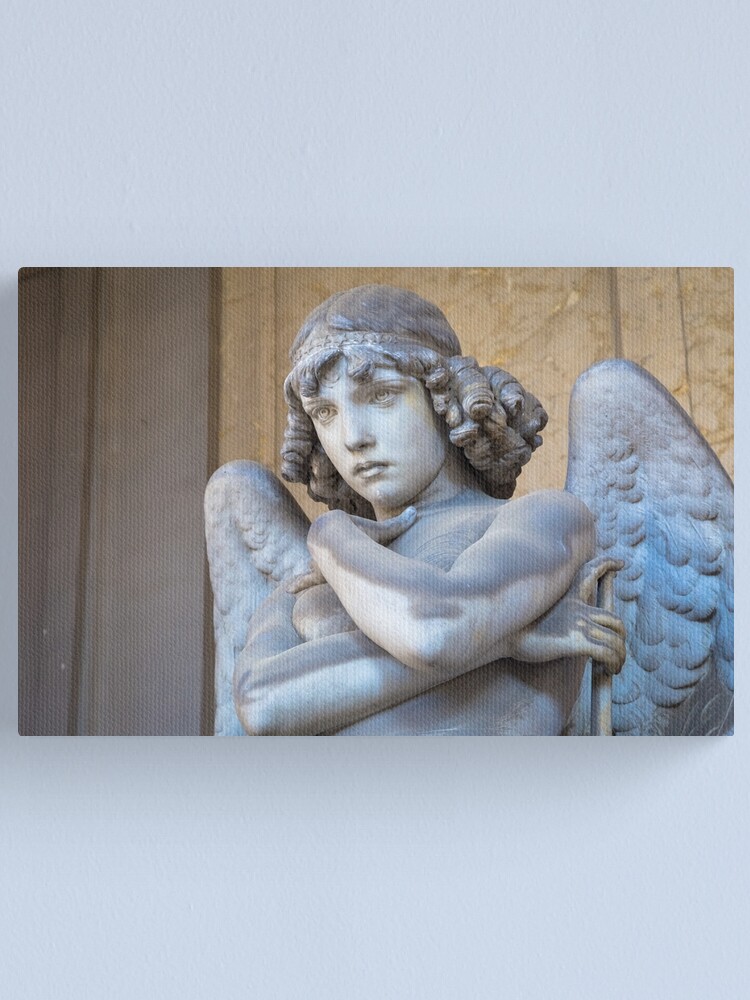 Impression sur toile « Gênes, ITALIE Angel sculpture de Giulio ...
