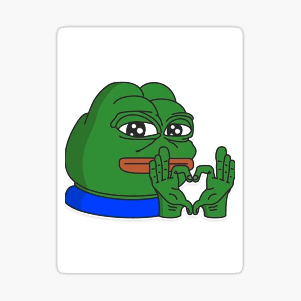 "pepe love" Sticker for Sale by Mansaky | Redbubble