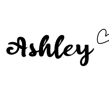 "ashley " Sticker for Sale by Northendesigns | Redbubble