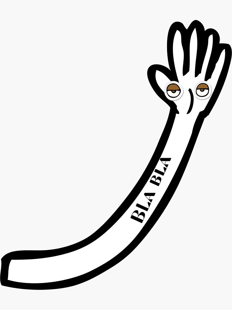 "Bla bla funny stikers" Sticker for Sale by SFHID | Redbubble