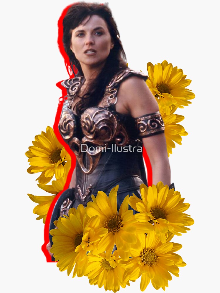 "Xena pop art" Sticker for Sale by Domi-llustra | Redbubble