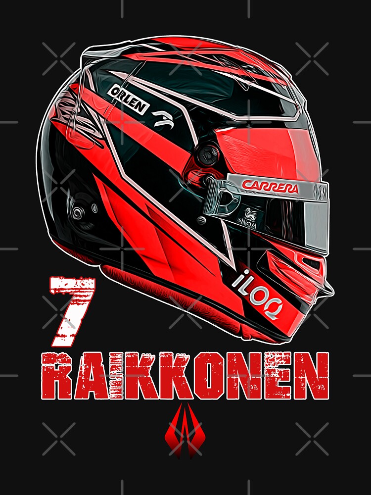 Kimi Raikkonen Helmet 2021 Classic T-Shirt sold by Eric Ferguson | SKU ...