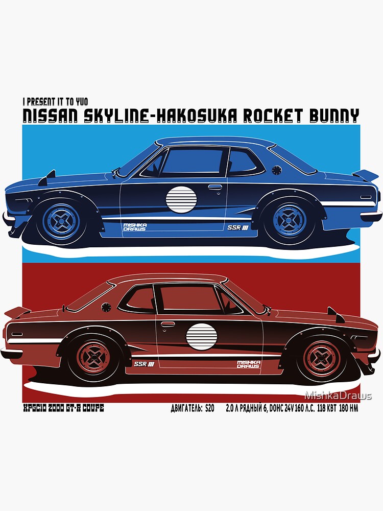 "Kyusha style" Sticker for Sale by MishkaDraws | Redbubble