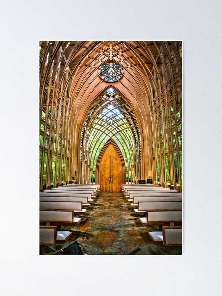 "Beautiful Gothic - Mildred B Cooper Memorial Chapel" Poster for Sale ...