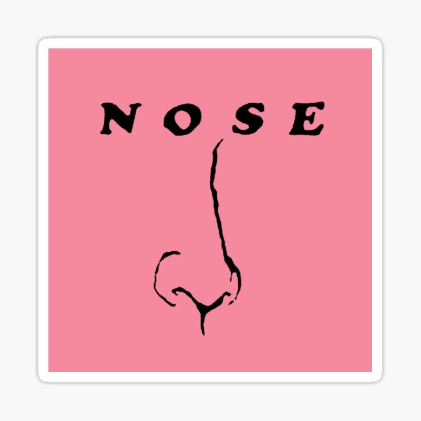 "NOSE" Sticker for Sale by potterfollower | Redbubble