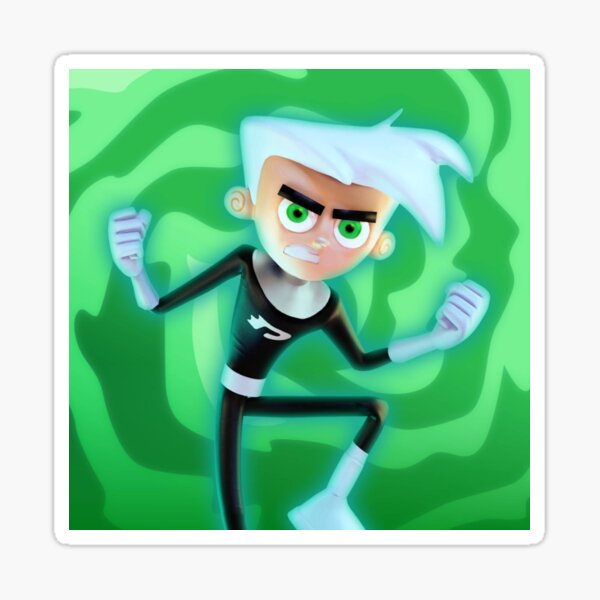 "Danny Phantom Render" Sticker for Sale by TheSmashStash | Redbubble