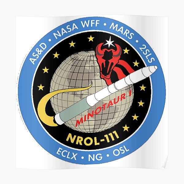 "NROL 111 Program Logo" Poster for Sale by Spacestuffplus | Redbubble