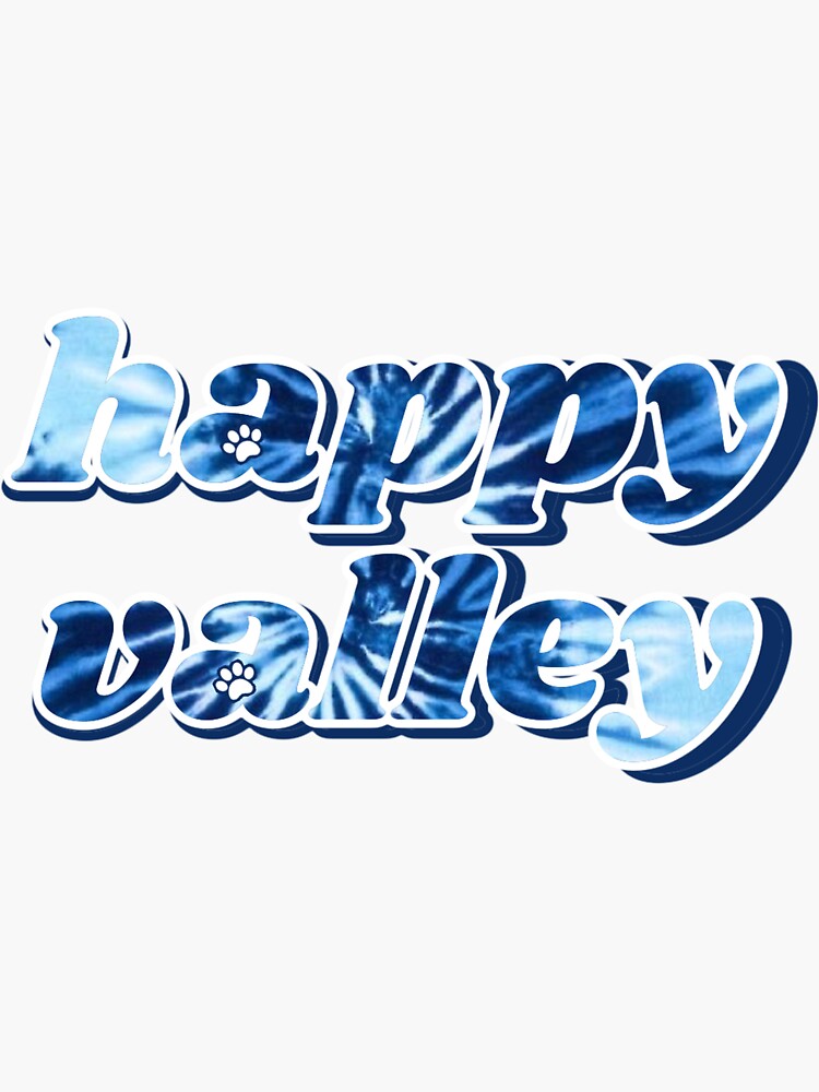 "happy valley sticker" Sticker for Sale by sarahmakenzie | Redbubble