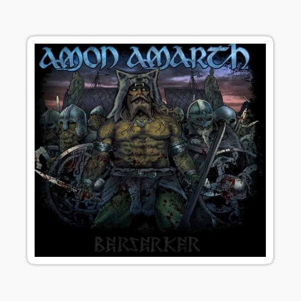 "amon amarth gibas" Sticker for Sale by gcoundleyfu | Redbubble