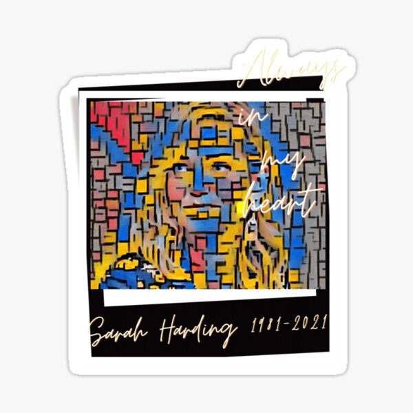 "Rip Sarah Harding-Girls Aloud star Sarah Harding " Sticker for Sale by ...