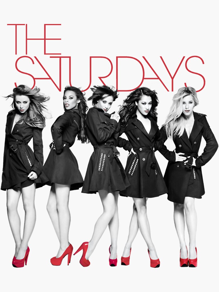 "The Saturdays - Work Tour replica " Sticker for Sale by MoonCoast ...