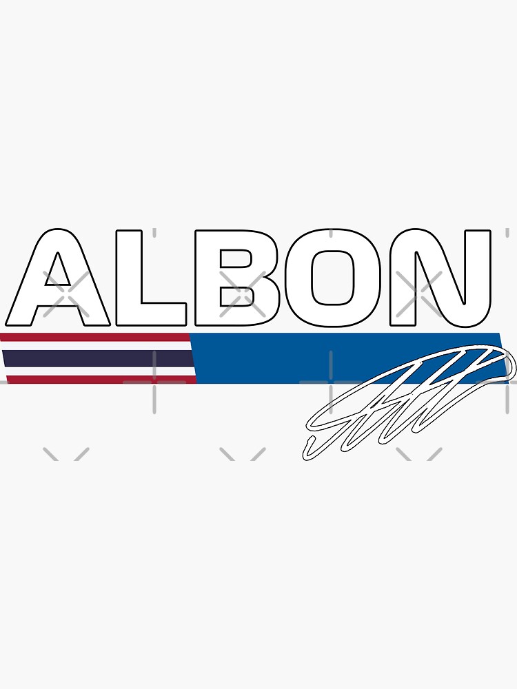 "Alex Albon 2023" Sticker for Sale by FlodmanF1 | Redbubble