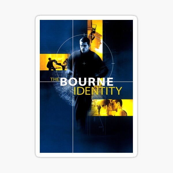 "The Bourne Identity" Sticker for Sale by posterdise | Redbubble
