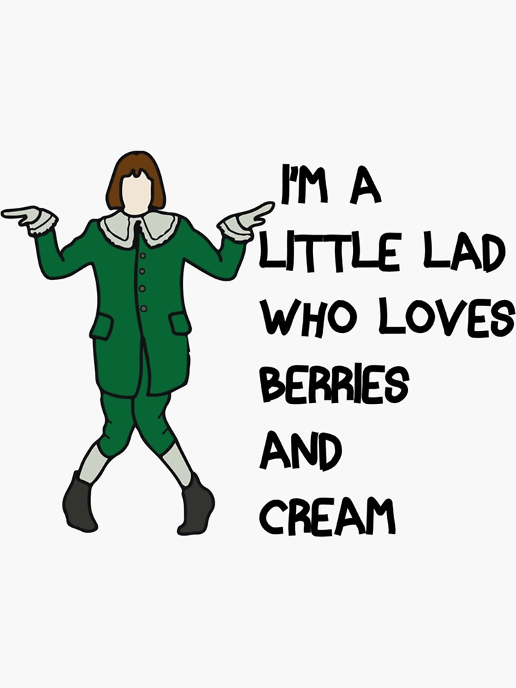 "Berries and Cream, Little Lad Dance " Sticker for Sale by MysticWay ...