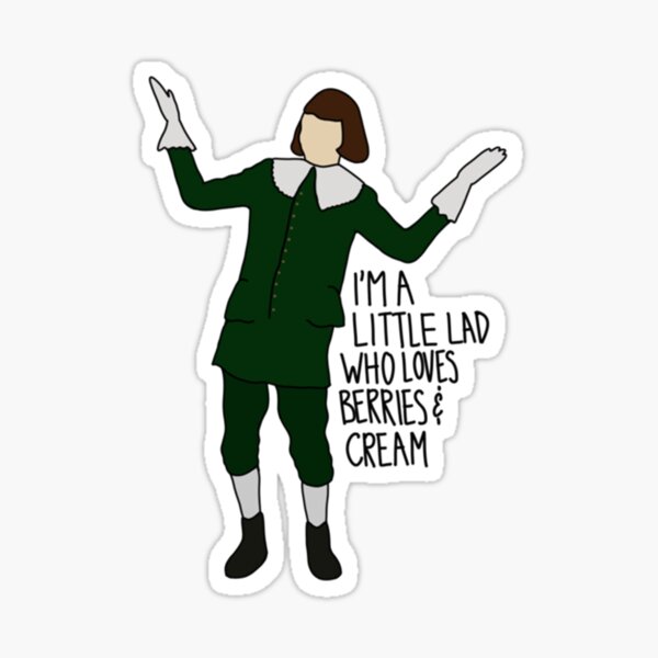 "berries and cream, little lad dance " Sticker for Sale by MysticWay ...