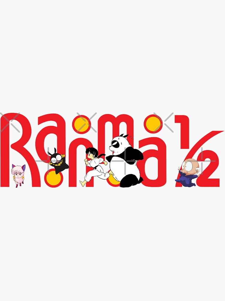 "Ranma 1/2 Funny Logo (Yellow Backround) - ORIGINAL DRAWN by SillyFun ...