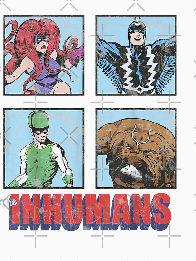 "The Inhumans Medusa BlackBolt Lockjaw Graphic T-Shirt" T-shirt for ...