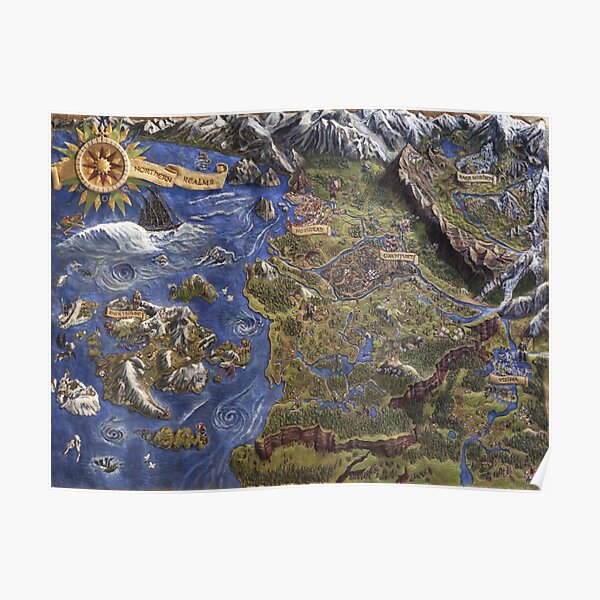 "Cool witcher map, witcher world map, witcher 3 map, the witcher map ...