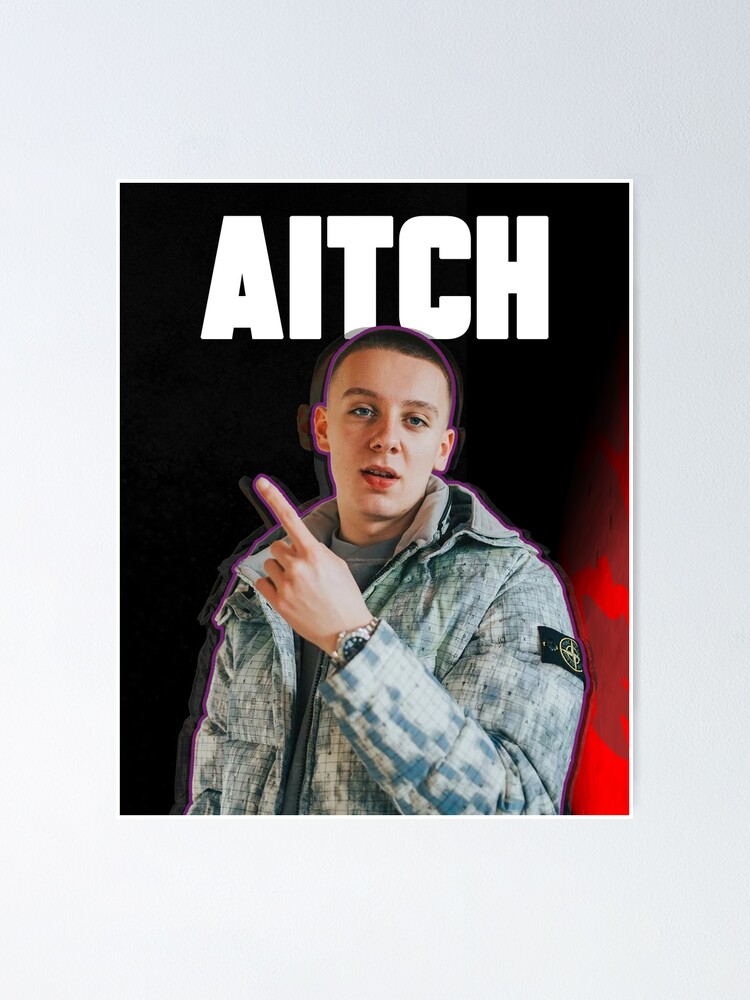 "Aitch" Poster for Sale by akshatminim | Redbubble