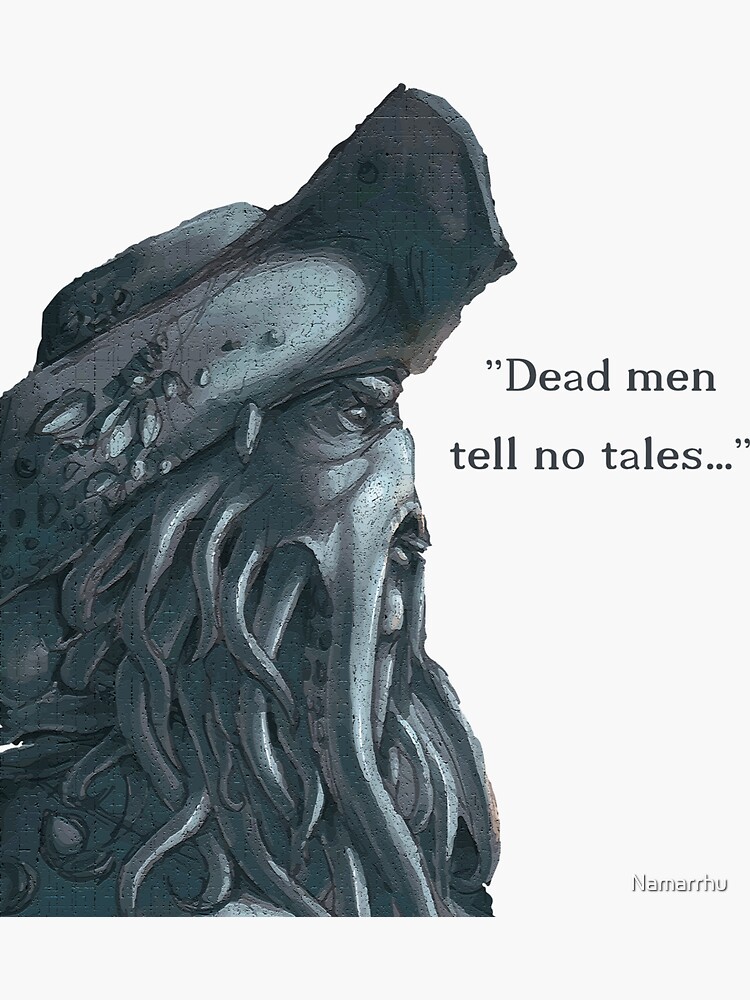 "Davy Jones Pirates of the Caribbean" Sticker for Sale by Namarrhu ...