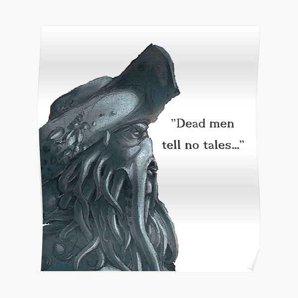 "Davy Jones Pirates of the Caribbean" Poster for Sale by Namarrhu ...