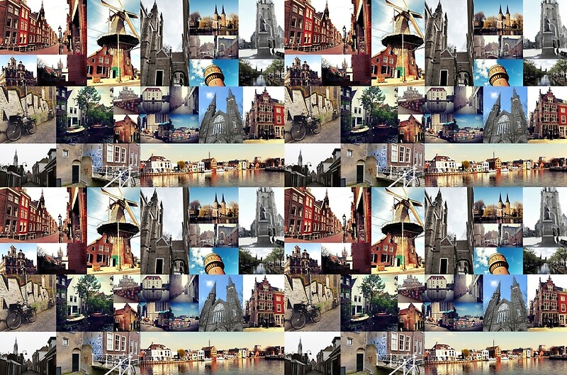 "Photo collage Delft 6" by kultjers | Redbubble