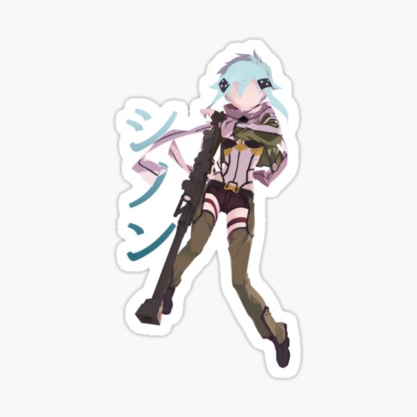 "Sinon - シノン (Asada Shino) - Sword Art Online" Sticker for Sale by ...