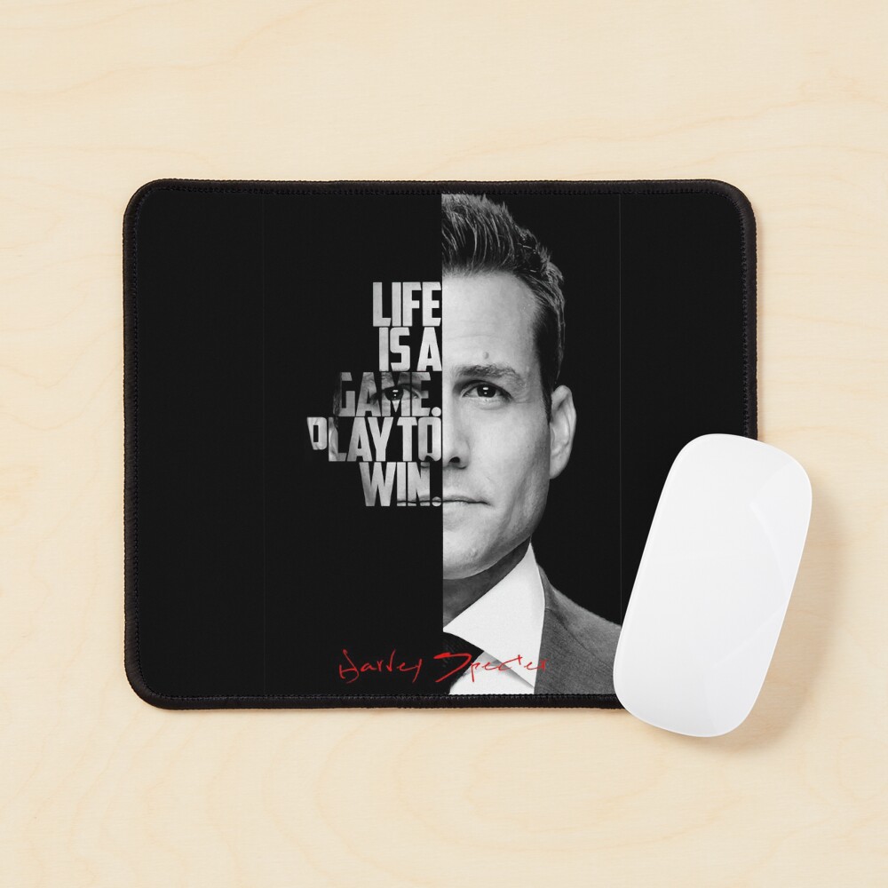 "Harvey Specter black and white motivational quote." Poster for Sale by ...