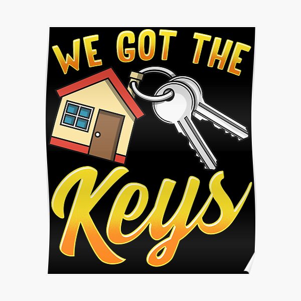 "New Home Homeowner House Owner Housewarming Gift" Poster for Sale by ...