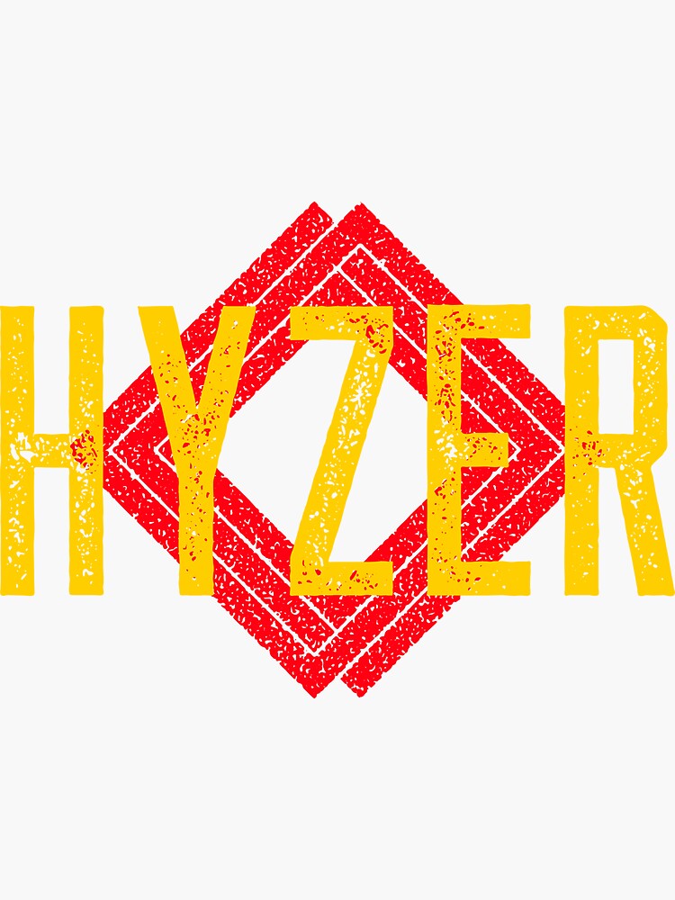 "Hyzer disc golf collection" Sticker for Sale by Freddahedda | Redbubble