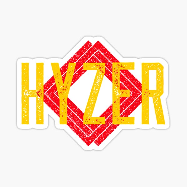 "Hyzer disc golf collection" Sticker for Sale by Freddahedda | Redbubble
