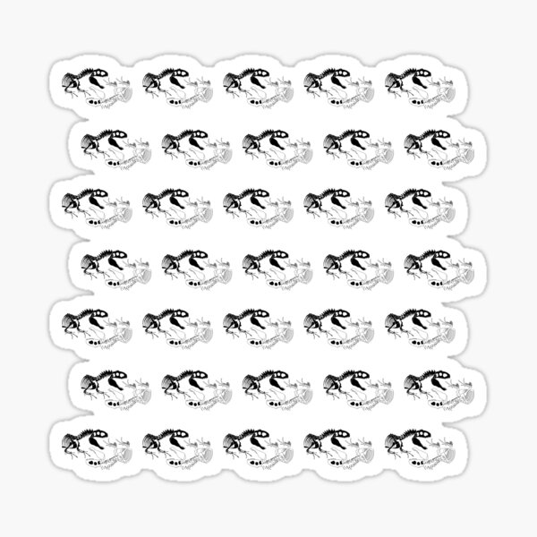 "Indominus Rex Pattern" Sticker for Sale by Mr-Jodrick | Redbubble