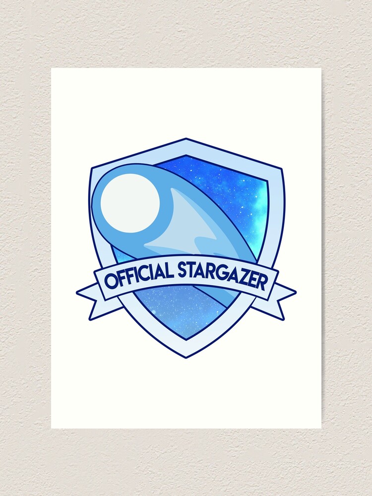 "Stargazer Badge Hololive Suisei Fanbase" Art Print by TonaPlancarte ...