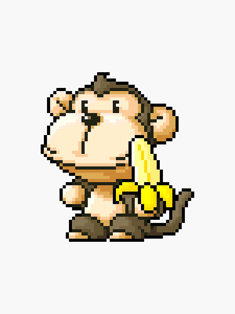 "MapleStory Lupin Monkey" Sticker for Sale by sell4kell | Redbubble