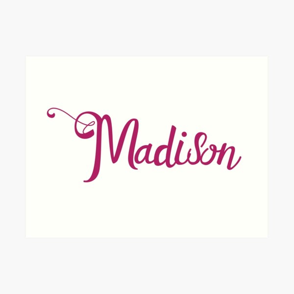 Maddie Name Art Prints | Redbubble