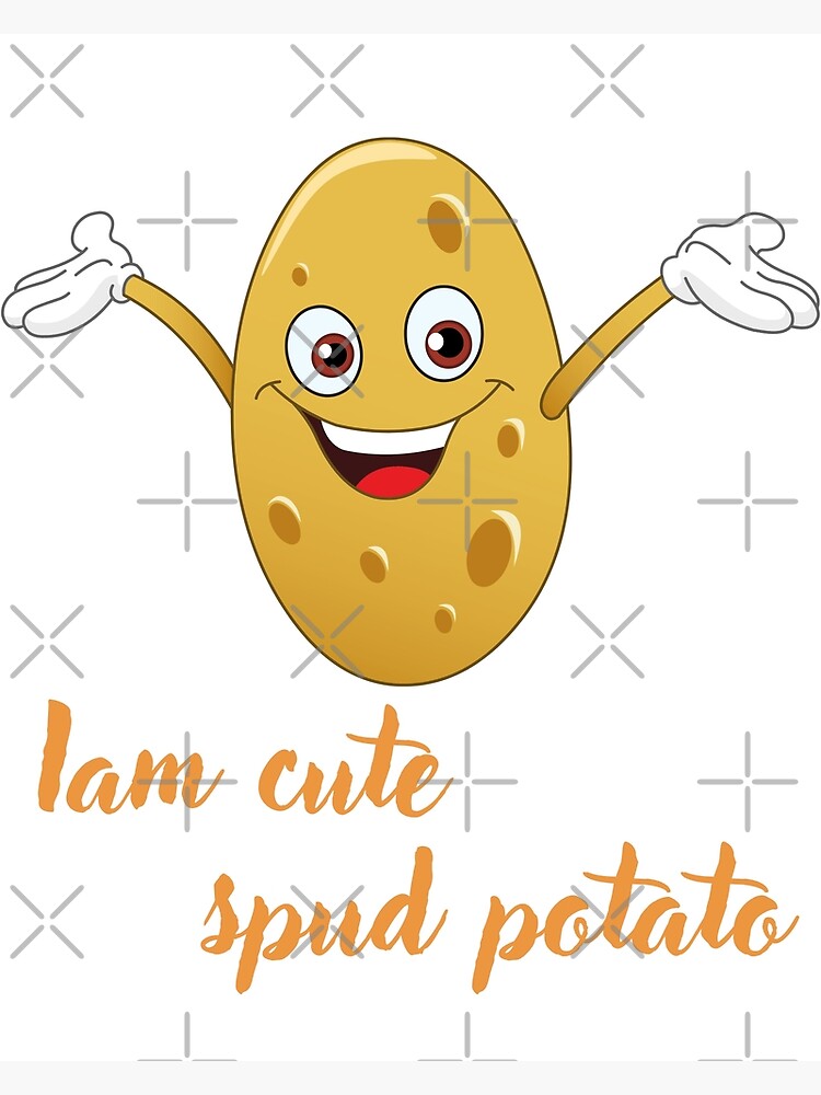"Cute Spud Potato" Poster for Sale by RoaaMagic | Redbubble