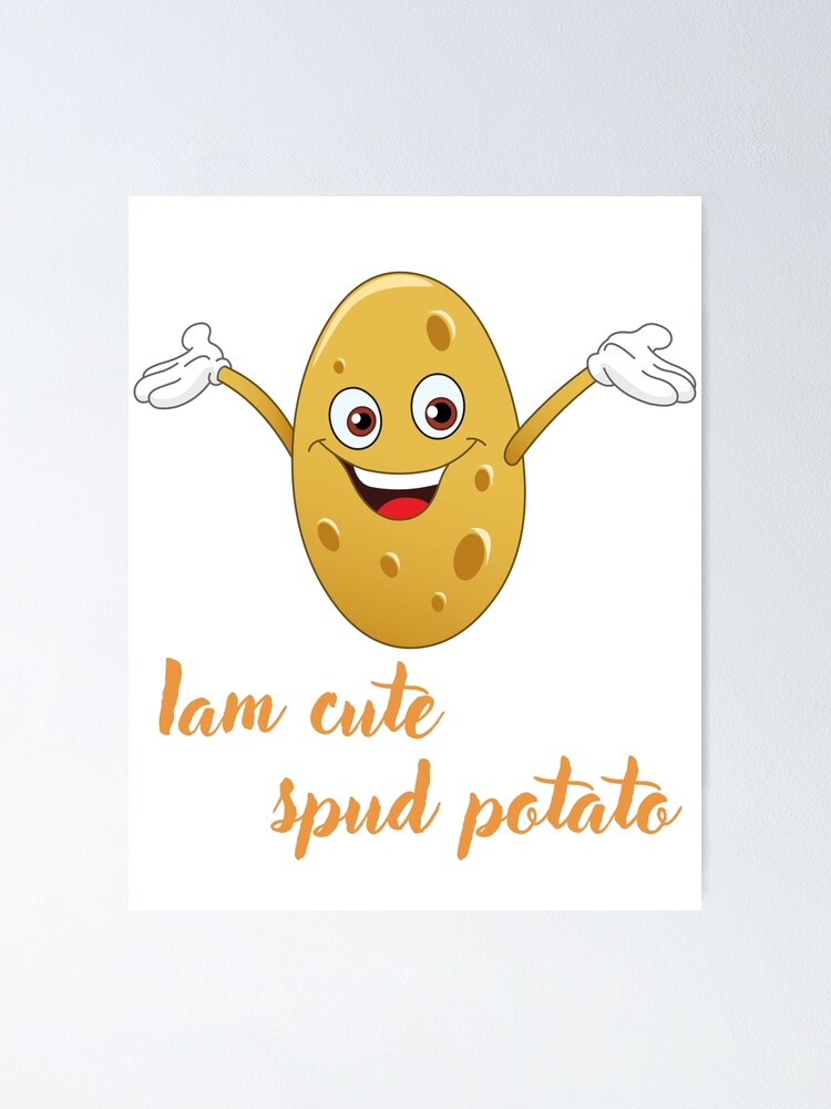 "Cute Spud Potato" Poster for Sale by RoaaMagic | Redbubble