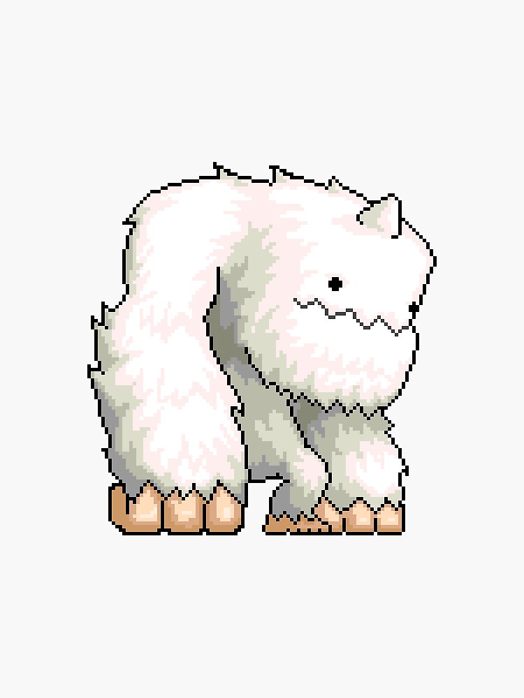 "MapleStory Yeti Sticker" Sticker for Sale by sell4kell | Redbubble