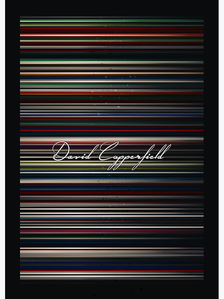 "David Copperfield - The Color of Words" Poster for Sale by ZionicArt ...