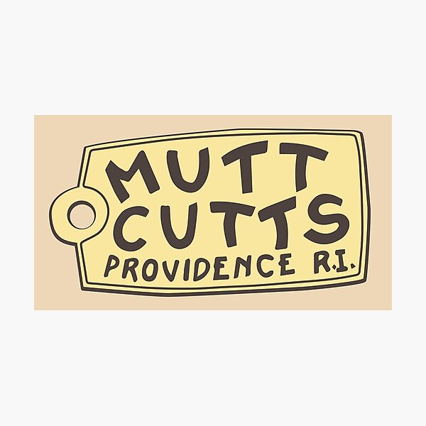 "Mutt Cutts Logo" Photographic Print for Sale by alhern67 | Redbubble
