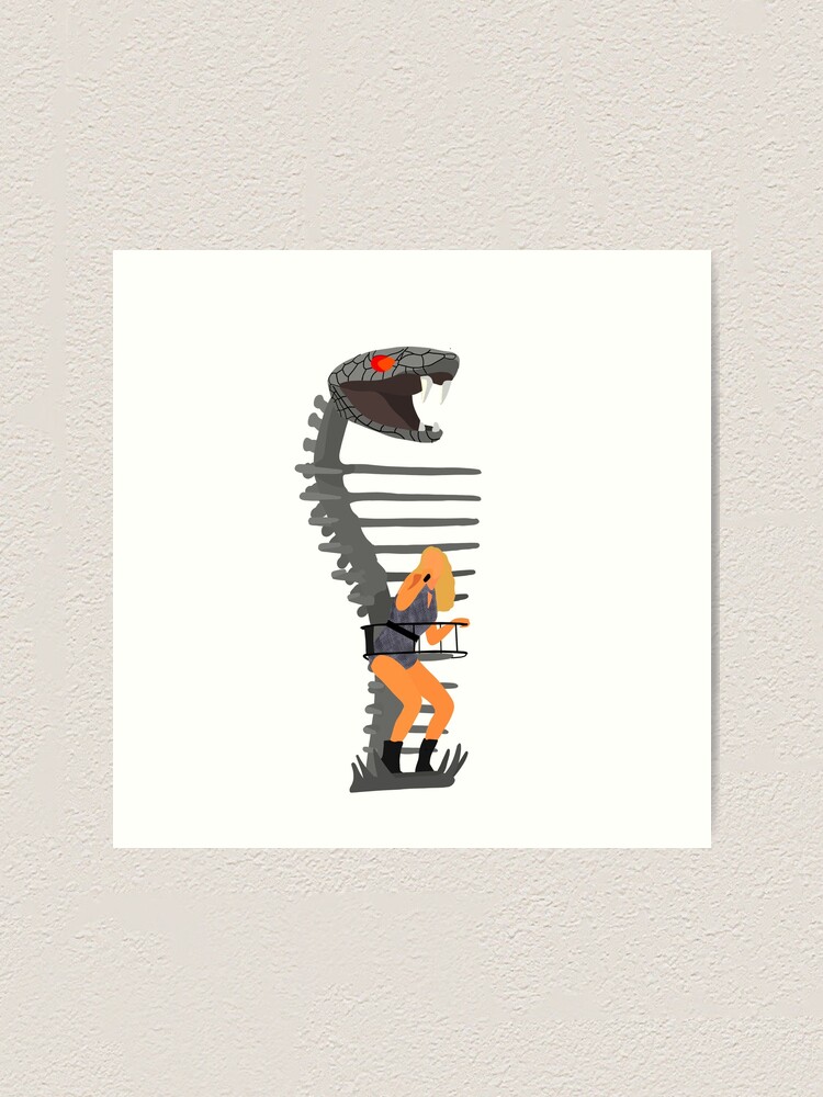 "Taylor Swift Snake Lift Sticker" Art Print by ByJacobStickers | Redbubble