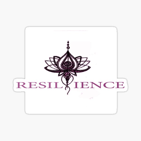 "Lotus Resilience " Sticker for Sale by Modeworld | Redbubble