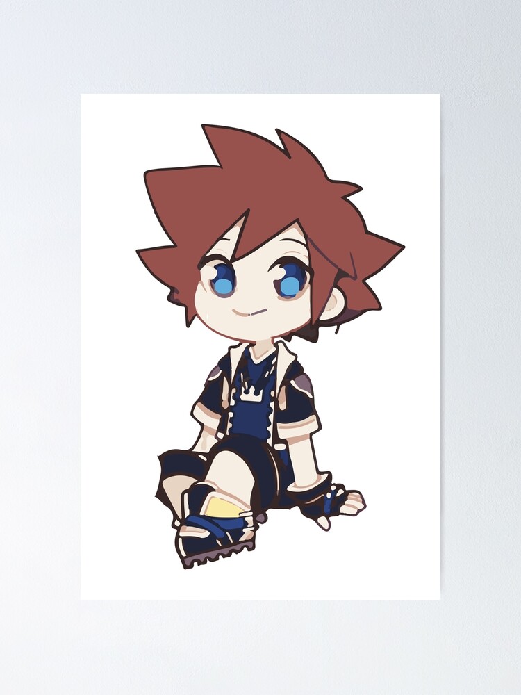 "cute sora chibi kh" Poster for Sale by Mahisterha | Redbubble