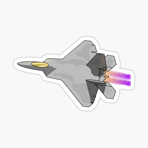 "F-22 Raptor" Sticker by kkingsbe | Redbubble