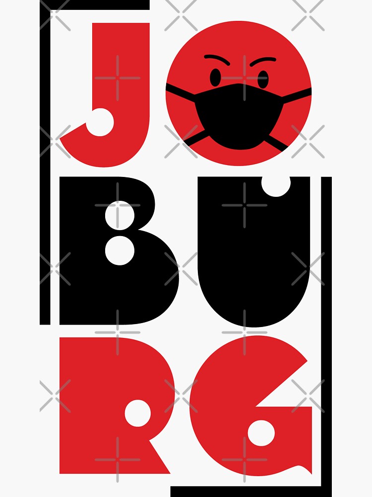 "Joburg" Sticker by Mbietaps | Redbubble